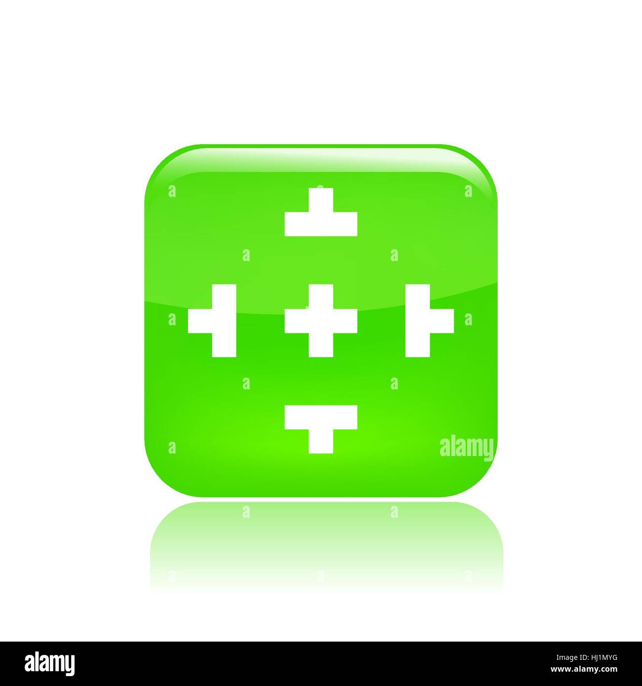 Vector illustration of single isolated pixel computer icon Stock Photo ...