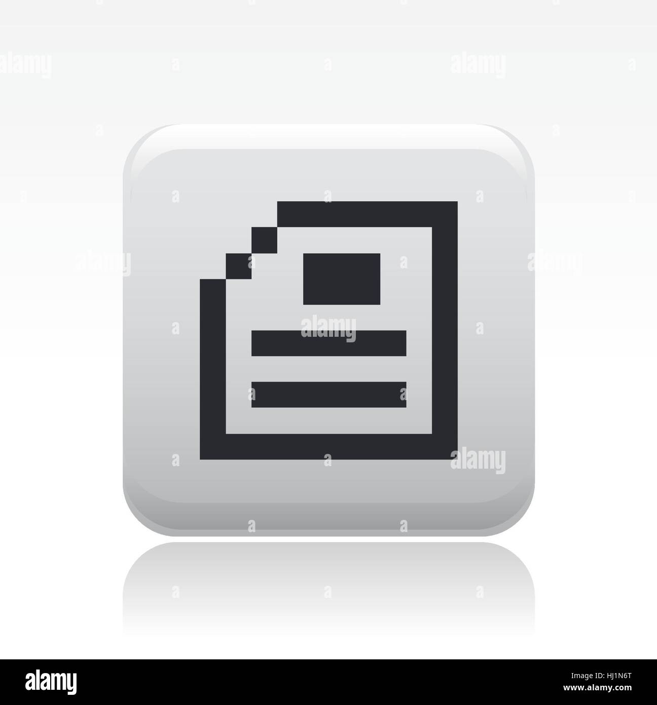 Vector illustration of single isolated pixel icon Stock Photo - Alamy