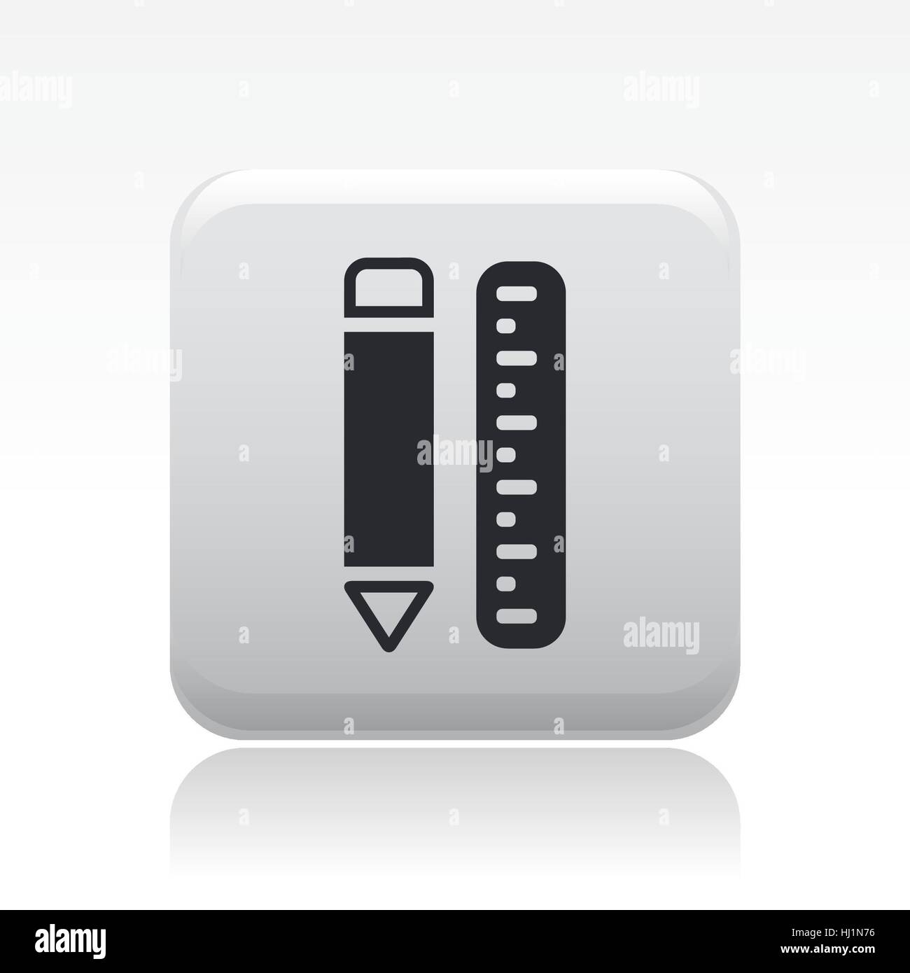 Vector illustration of single isolated design tools icon Stock Photo ...
