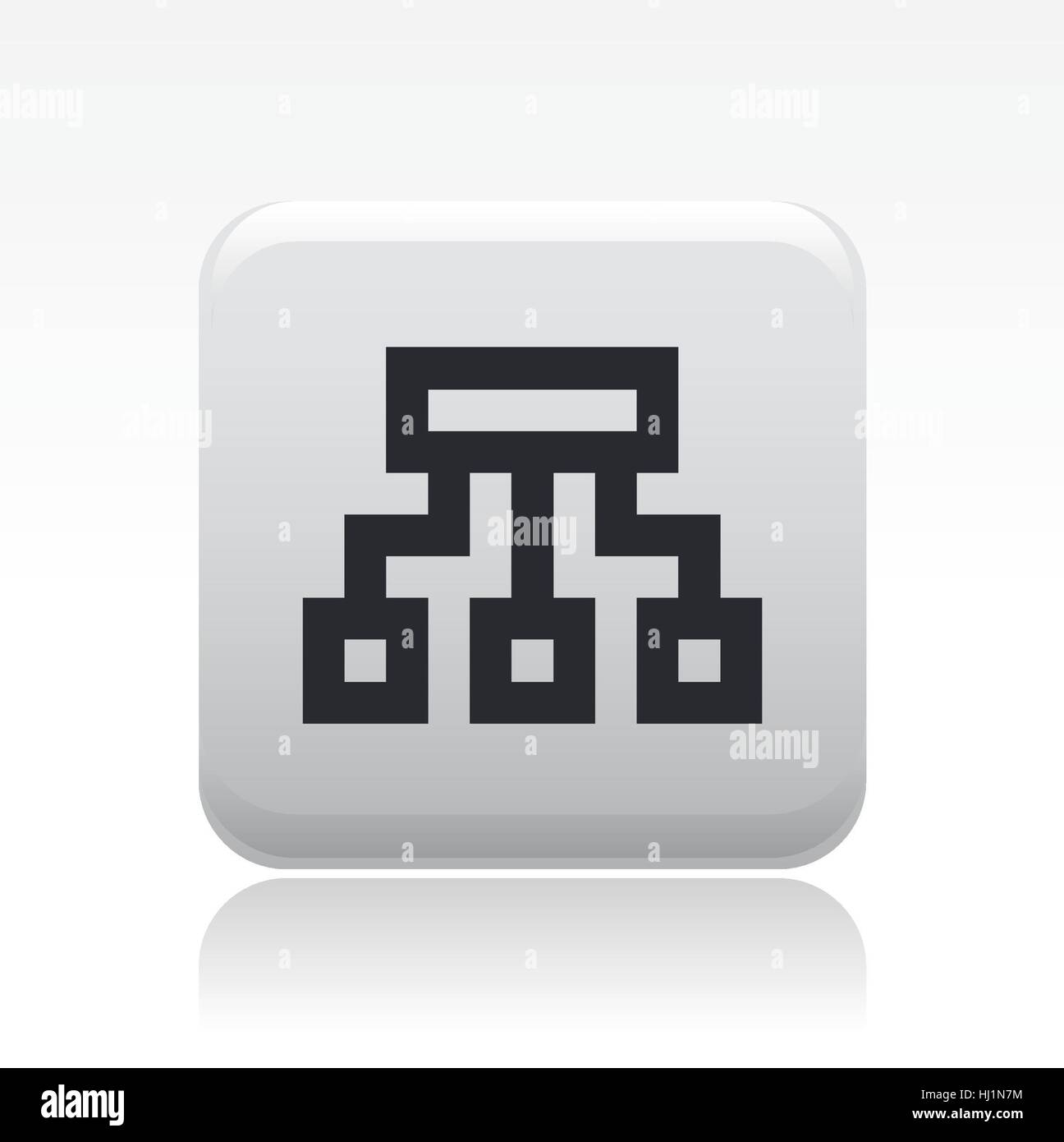 Vector illustration of single isolated pixel icon Stock Photo - Alamy