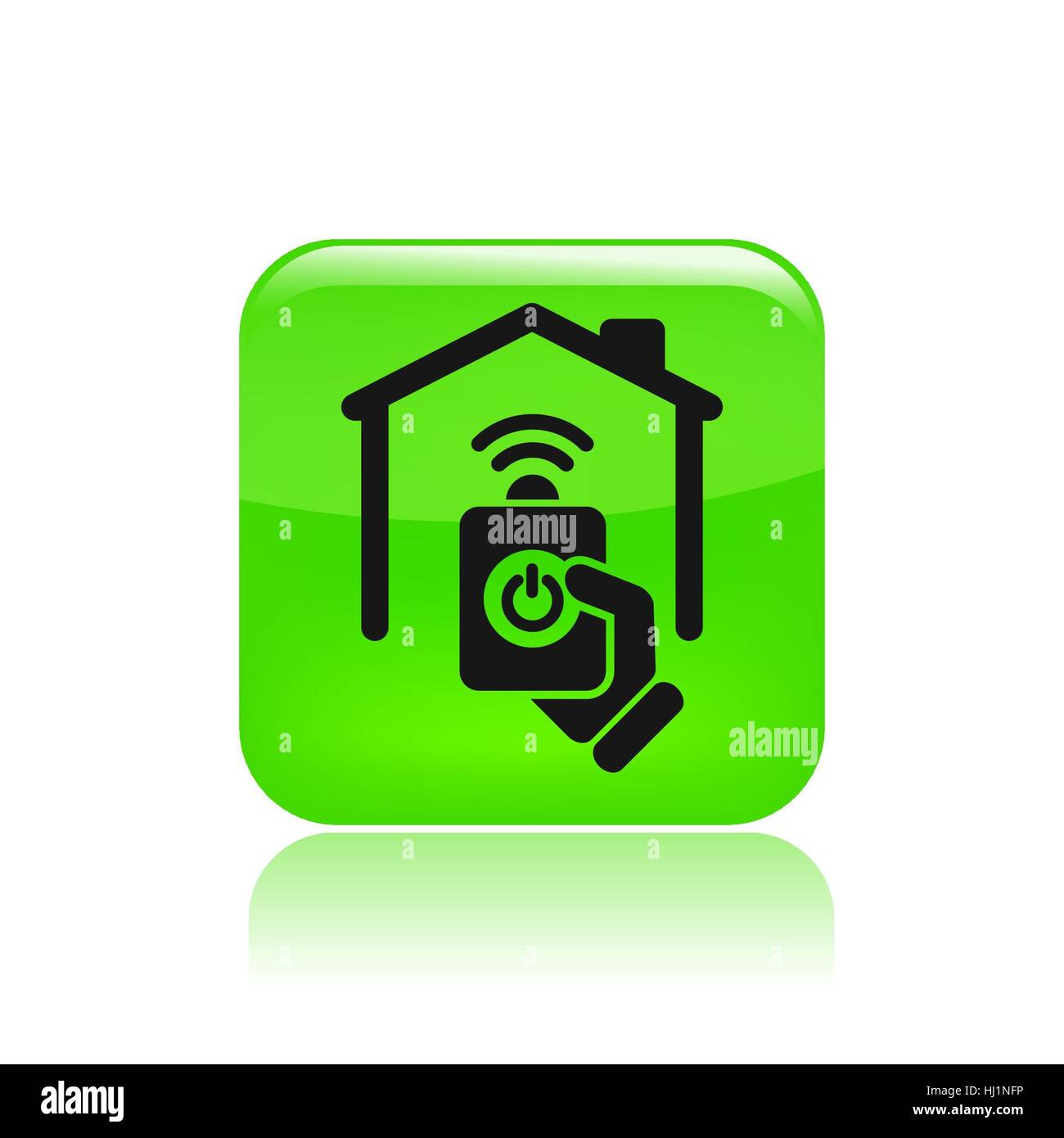 Vector illustration of single isolated remote icon Stock Photo - Alamy