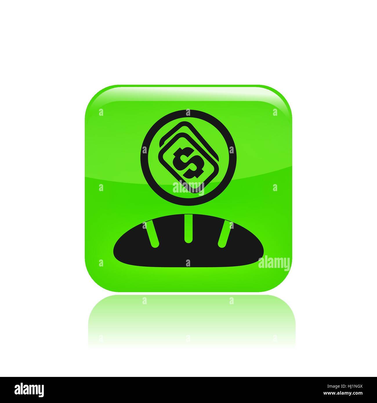Vector illustration of single isolated food price icon Stock Photo - Alamy