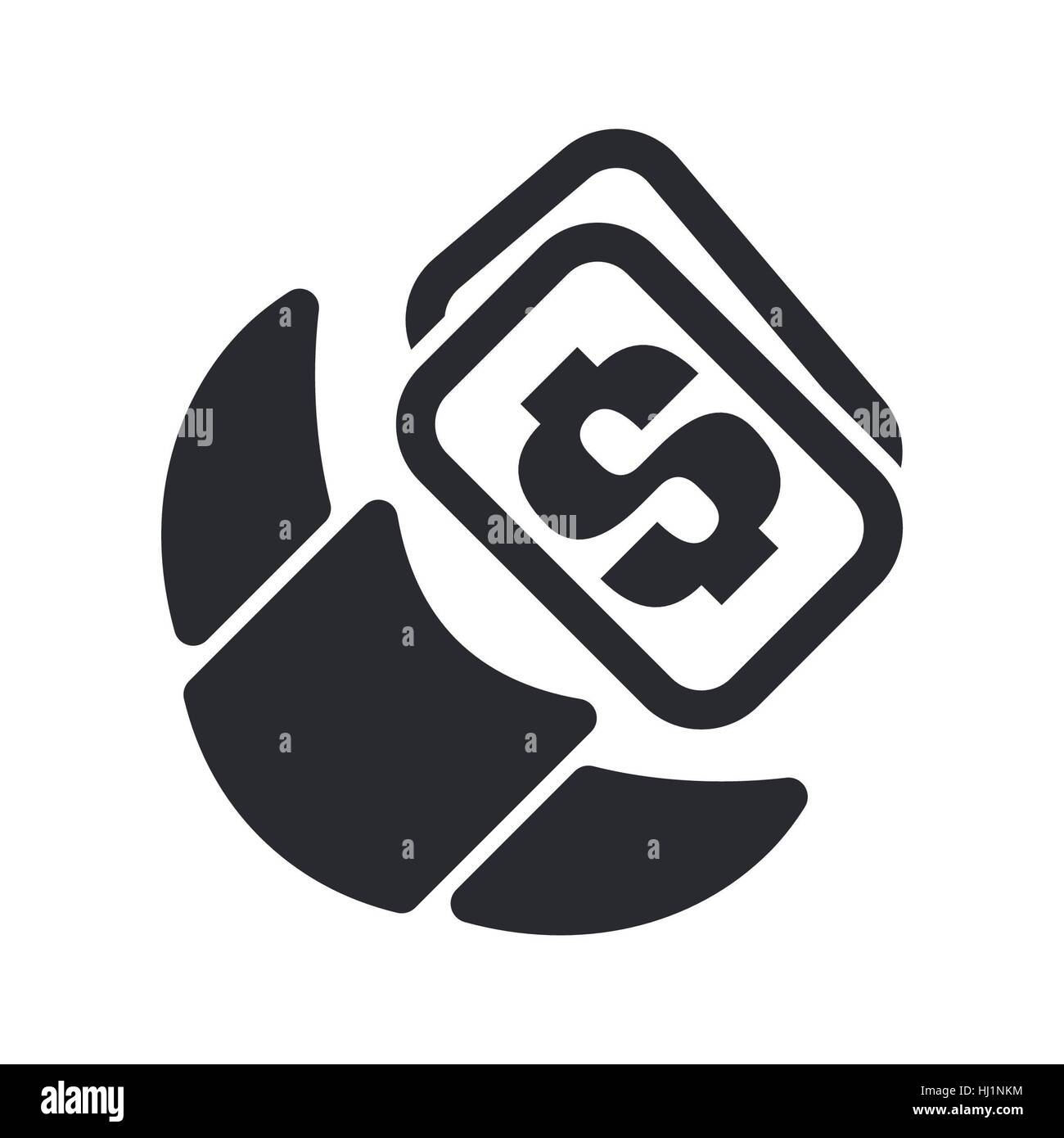 Vector illustration of single isolated food price icon Stock Photo - Alamy