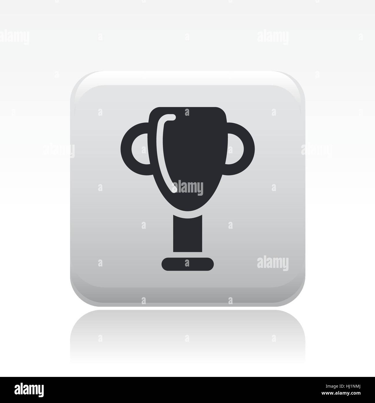Vector illustration of single isolated cup icon Stock Photo - Alamy