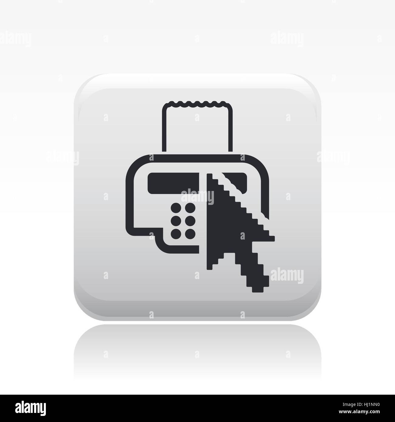 Vector illustration of single isolated cash icon Stock Photo - Alamy
