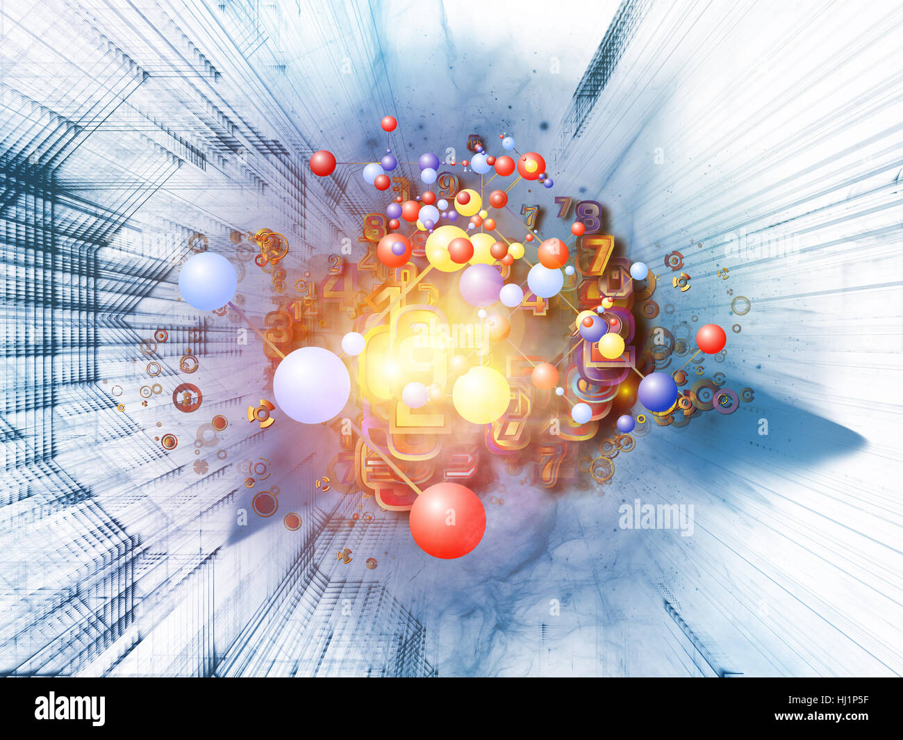 calculation, arrangement, composition, science, research, communication ...