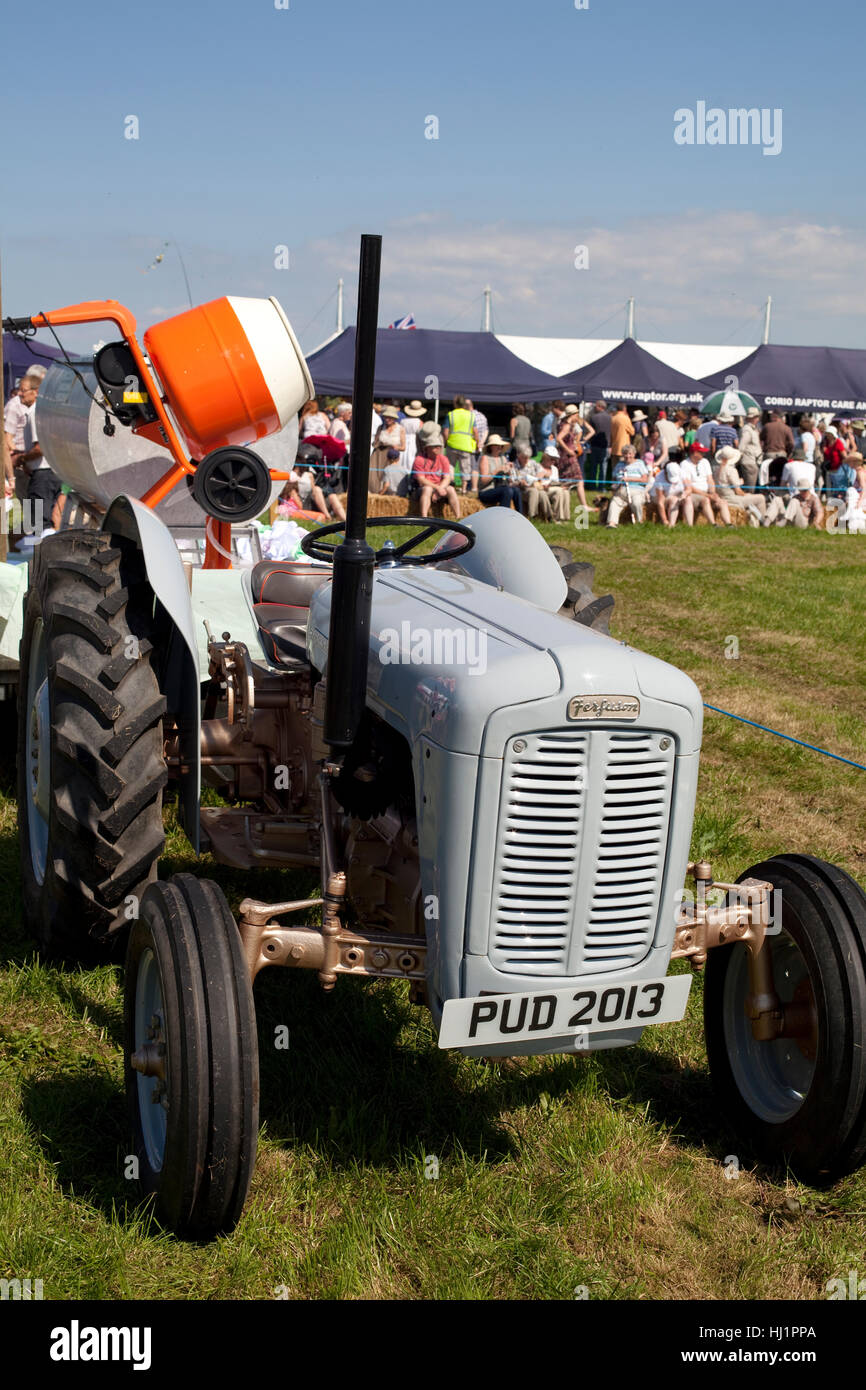 Tractor at Aughton Pudding Festival, Lancashire, UK Stock Photo - Alamy