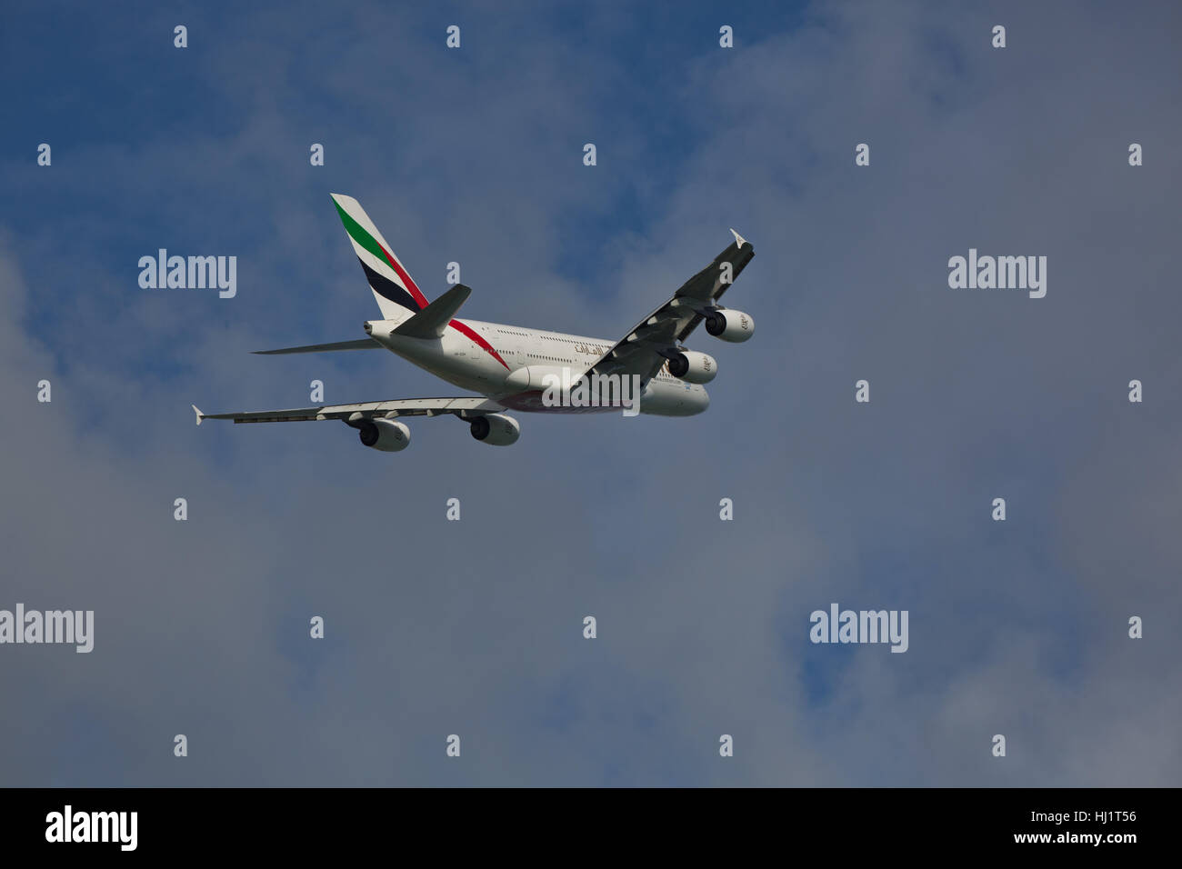 Emirates A380 Aircraft Stock Photo - Alamy