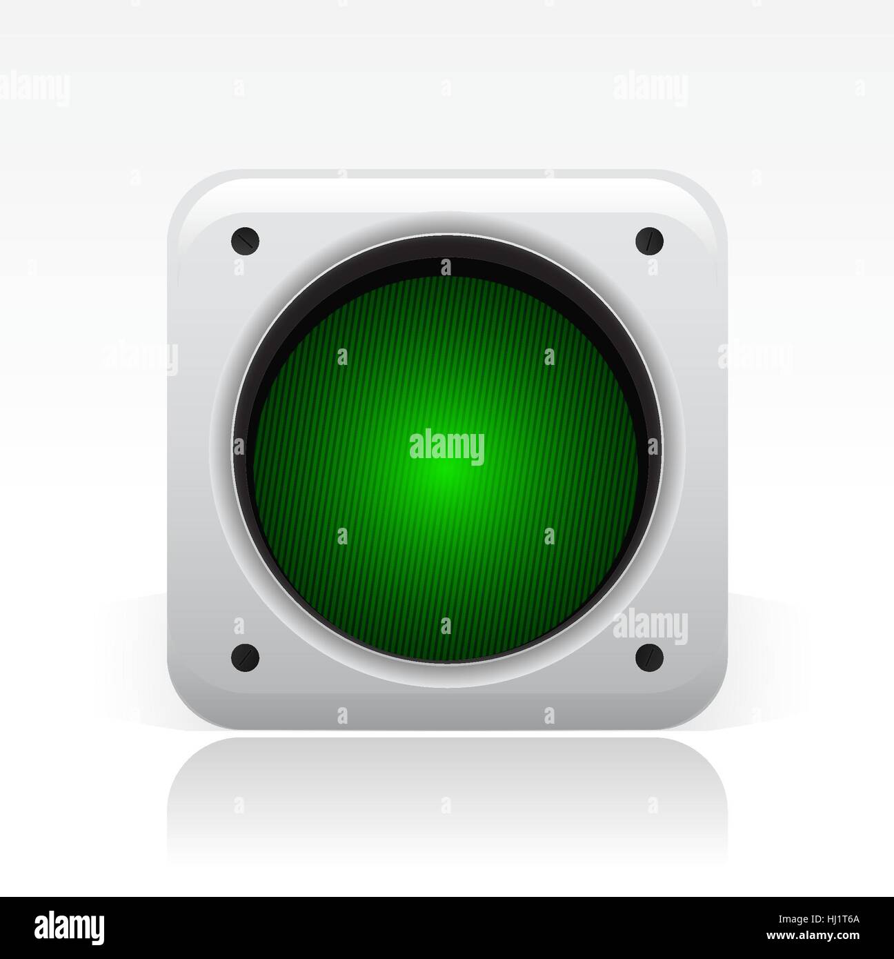 Vector illustration of single isolated traffic light icon Stock Photo ...