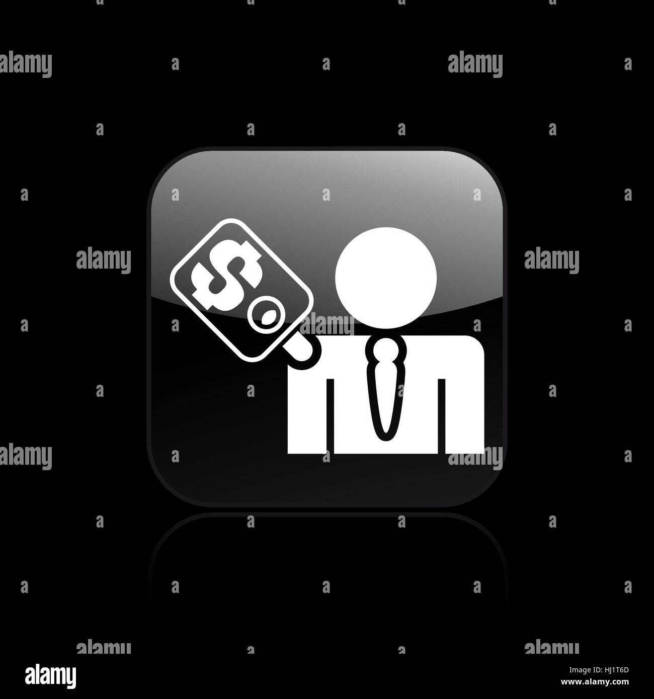 Vector illustration of corruption concept single icon Stock Photo - Alamy