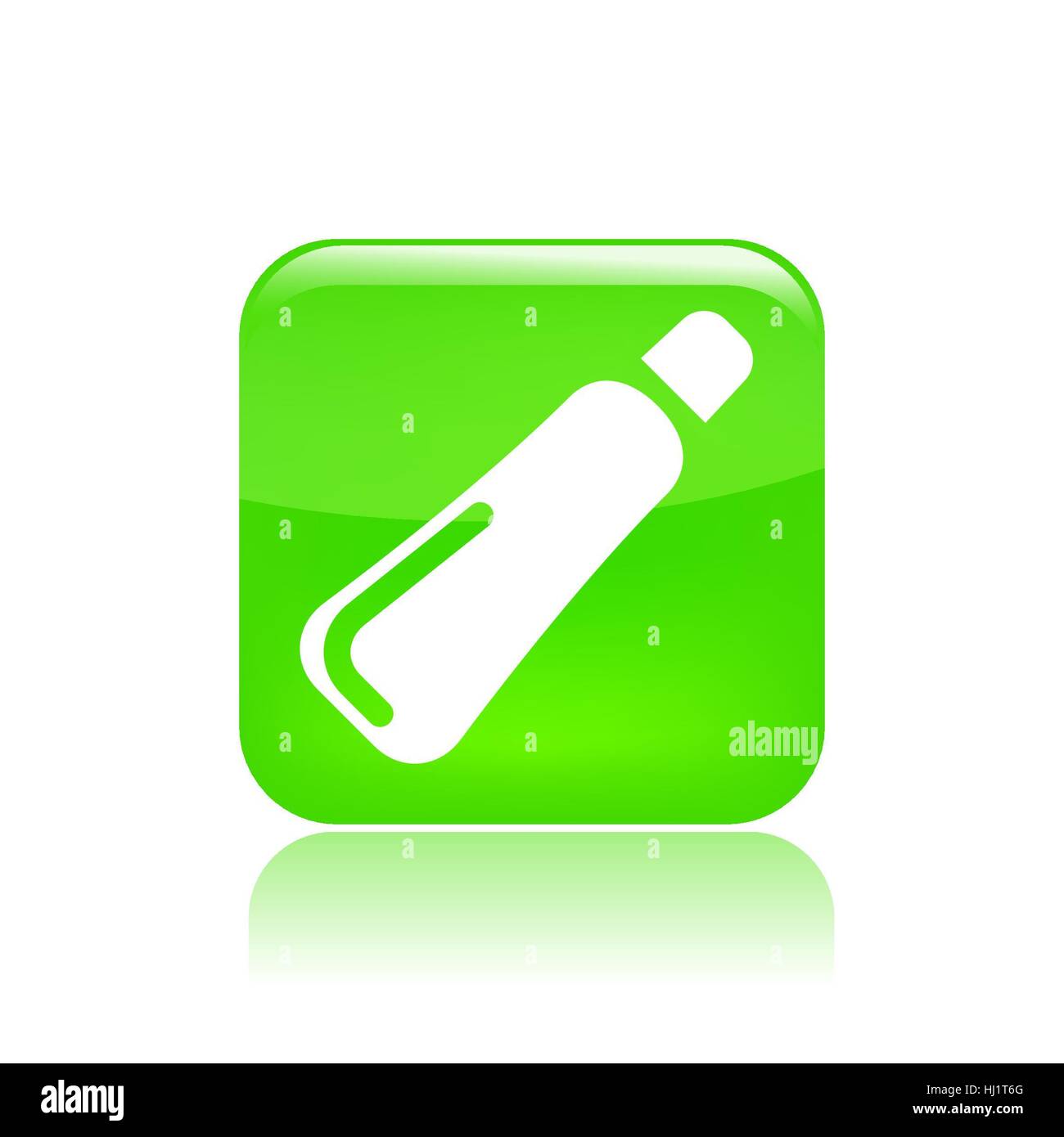 Vector illustration of single isolated tube icon Stock Photo - Alamy