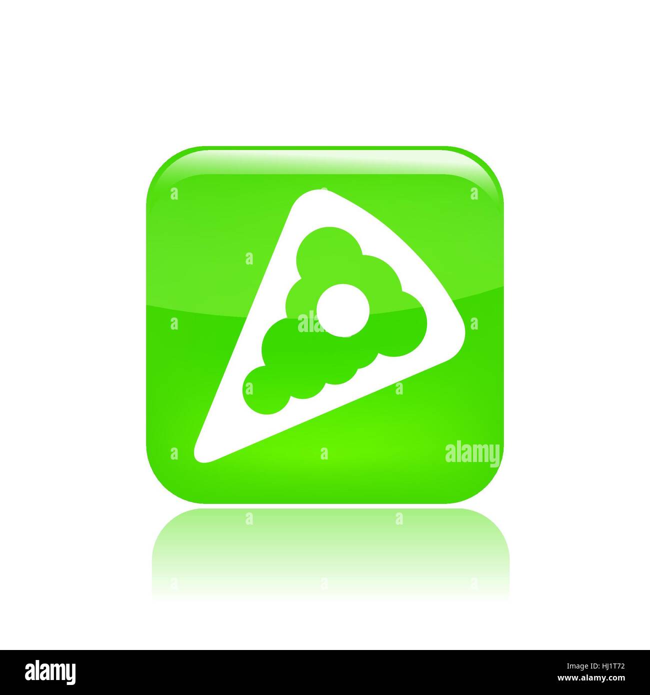 Vector illustration of single isolated cake icon Stock Photo - Alamy