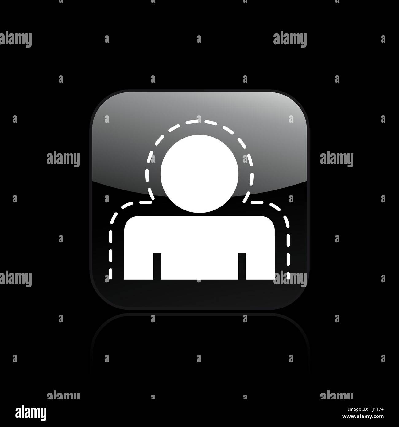 Vector illustration of human safety protection single icon Stock Photo ...