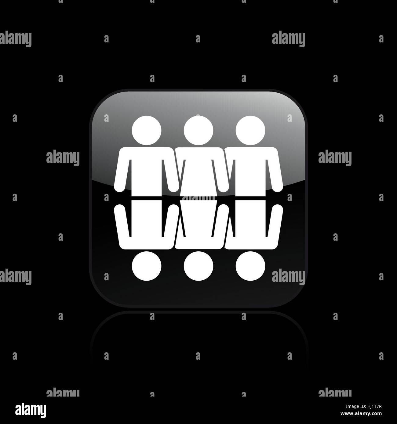 Vector illustration of community single isolated icon Stock Photo - Alamy