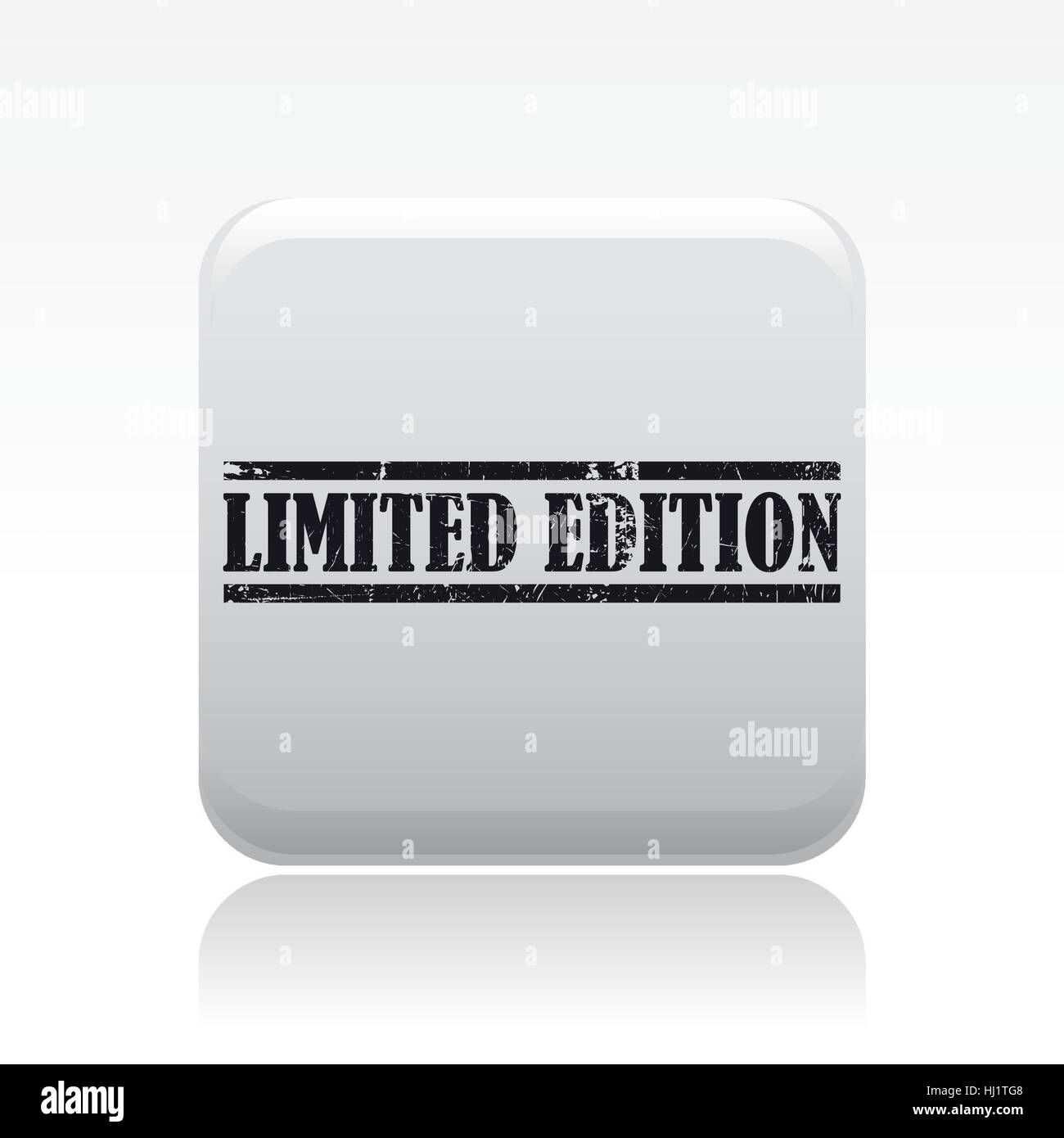 Vector illustration of single isolated limited edition icon Stock Photo ...
