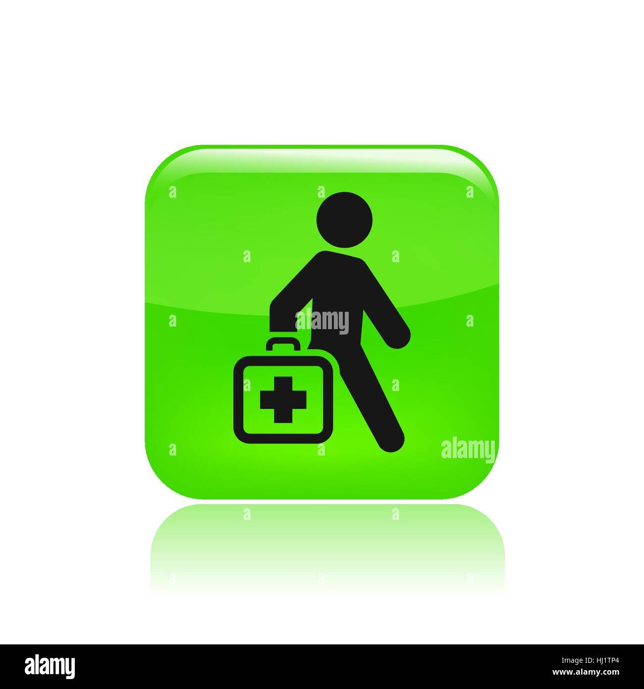 Vector illustration of single isolated medical icon Stock Photo - Alamy