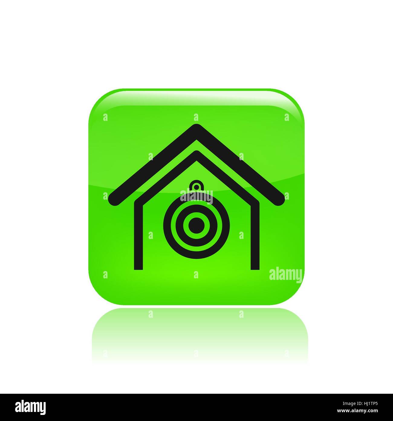 Vector illustration of single isolated target icon Stock Photo - Alamy
