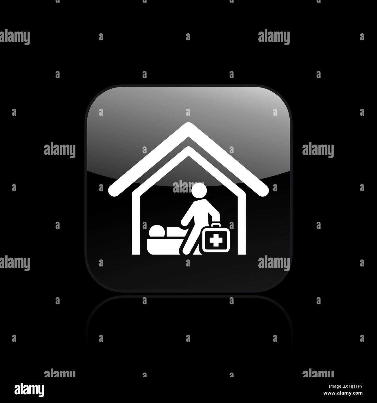 Vector illustration of single isolated medical icon Stock Photo - Alamy