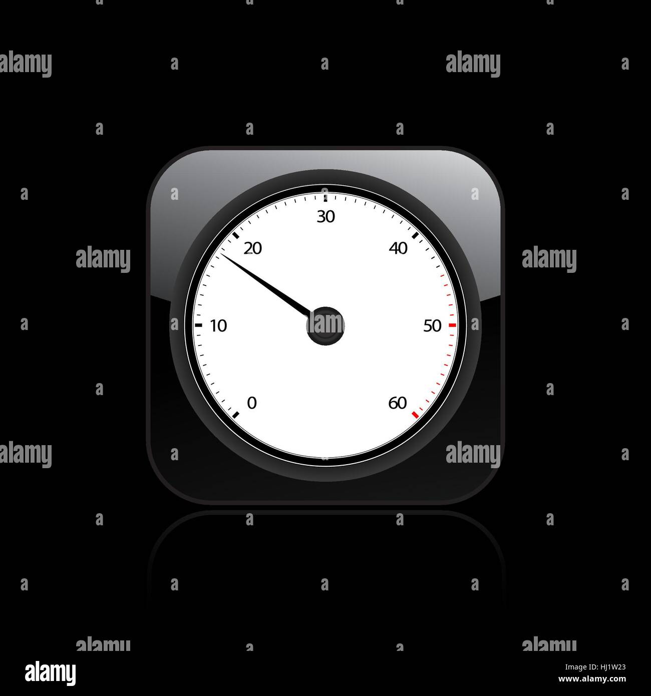 Vector illustration of single isolated tachometer icon Stock Photo - Alamy