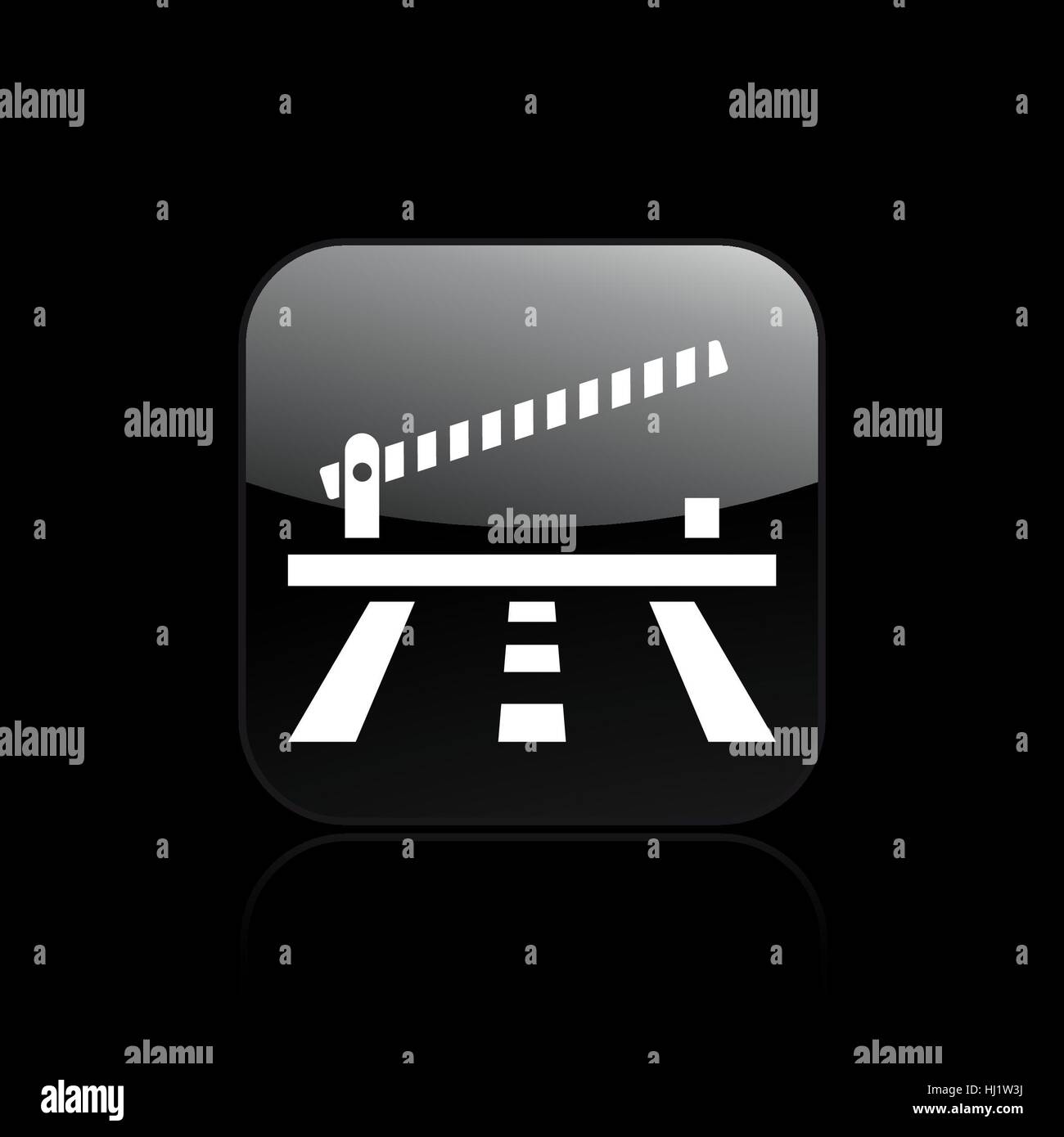 Vector illustration of single isolated bar icon Stock Photo - Alamy