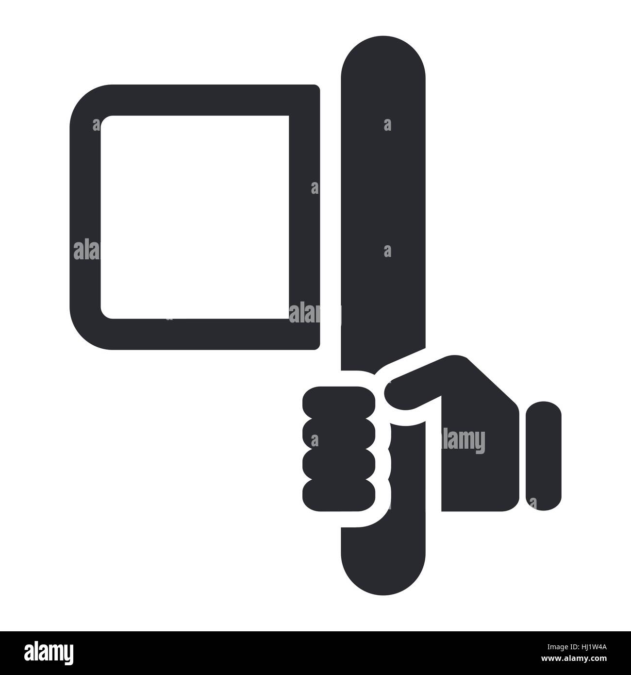 Vector illustration of single isolated flag icon Stock Photo - Alamy