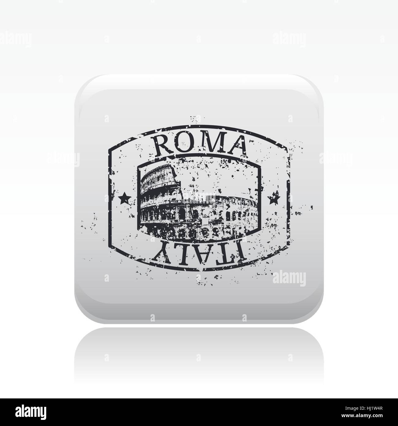 Vector illustration of single isolated Roma icon Stock Photo - Alamy