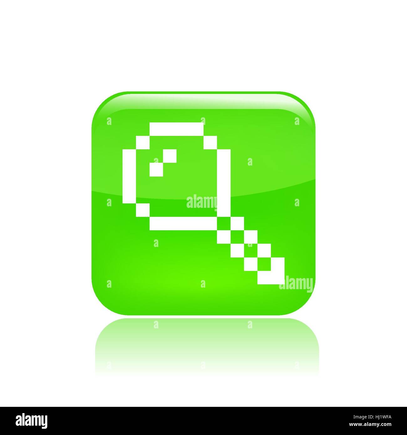 Vector illustration of single isolated pixel icon Stock Photo - Alamy