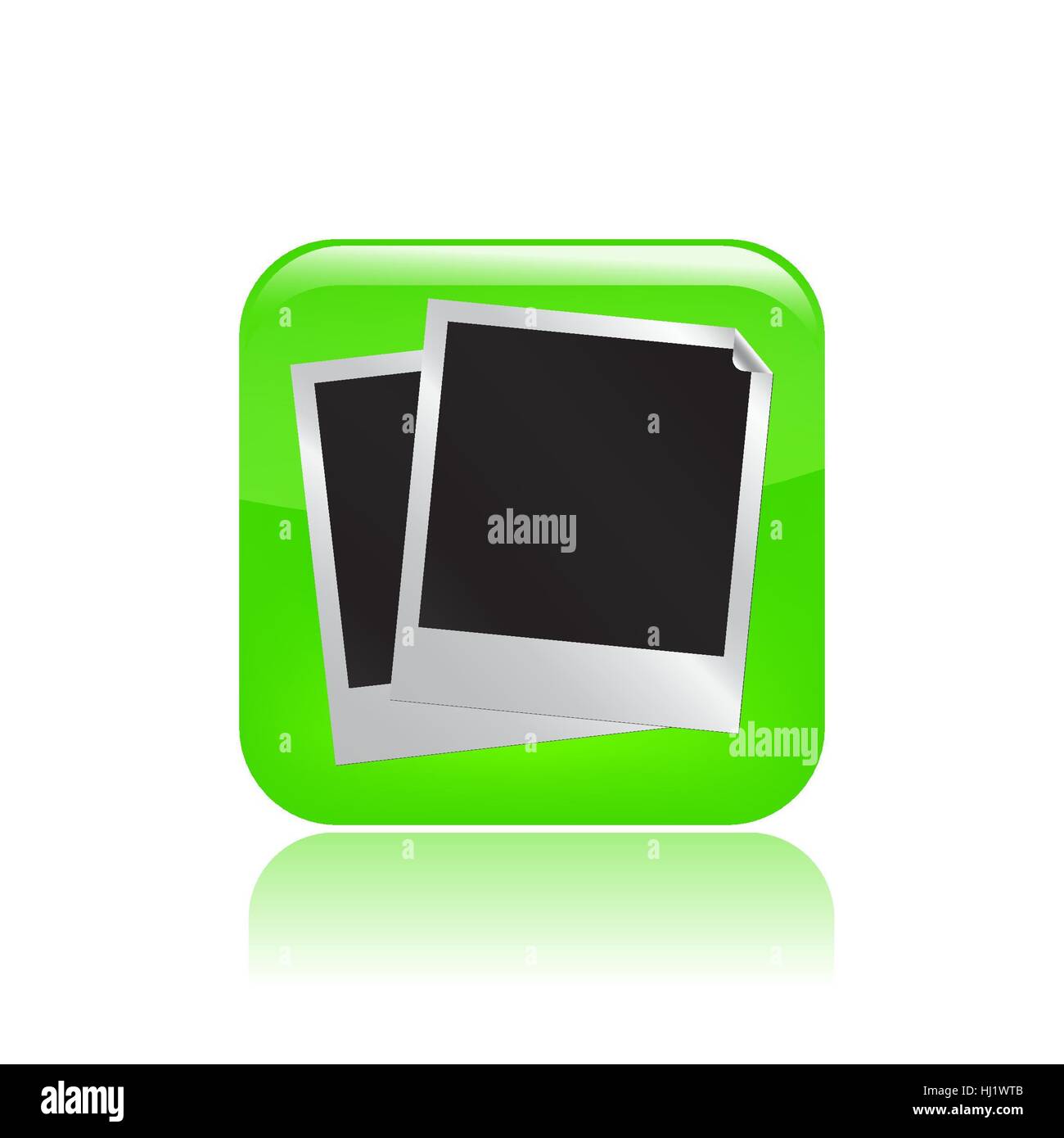 Vector illustration of single isolated photo icon Stock Photo - Alamy