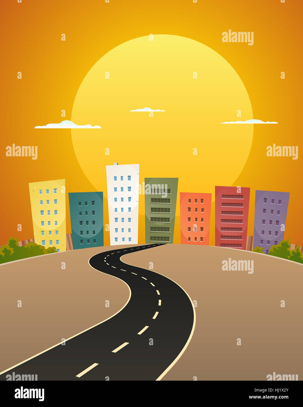motion, postponement, moving, movement, tower, travel, buildings, city ...