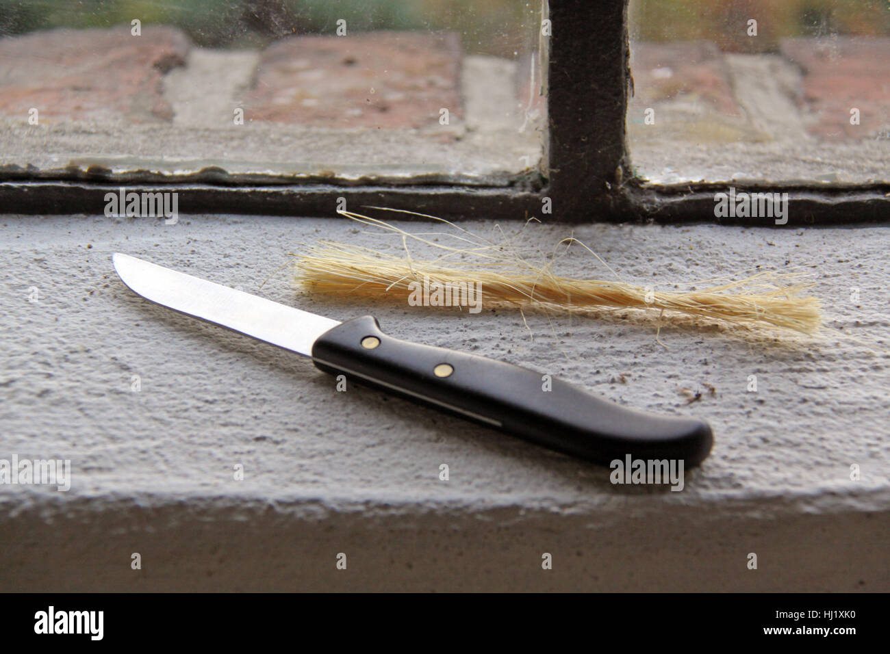 thread, cut, string, packthreads, threads, window sill, arm, weapon ...