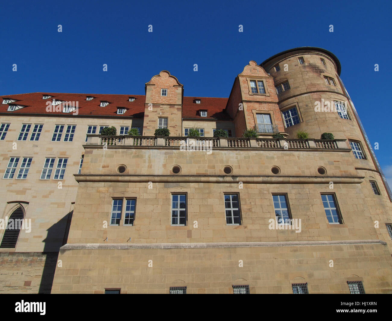 germany, german federal republic, stuttgart, castle, old, chateau ...