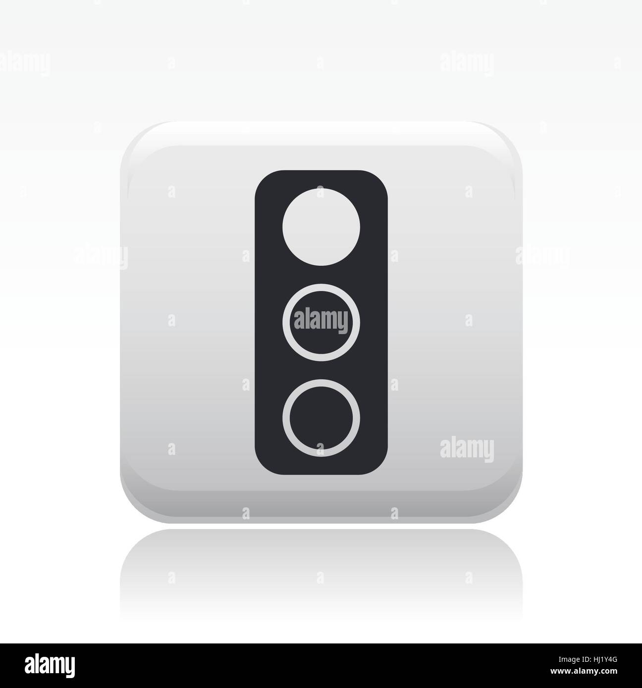 Vector illustration of single isolated traffic light icon Stock Photo ...