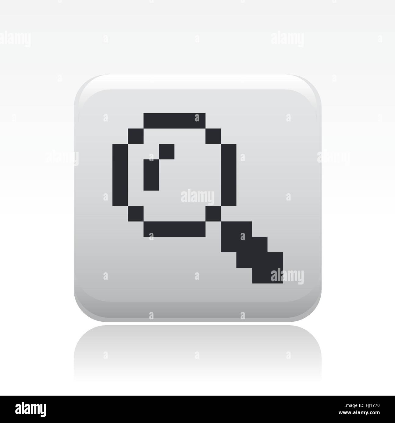 Vector illustration of single isolated pixel icon Stock Photo - Alamy