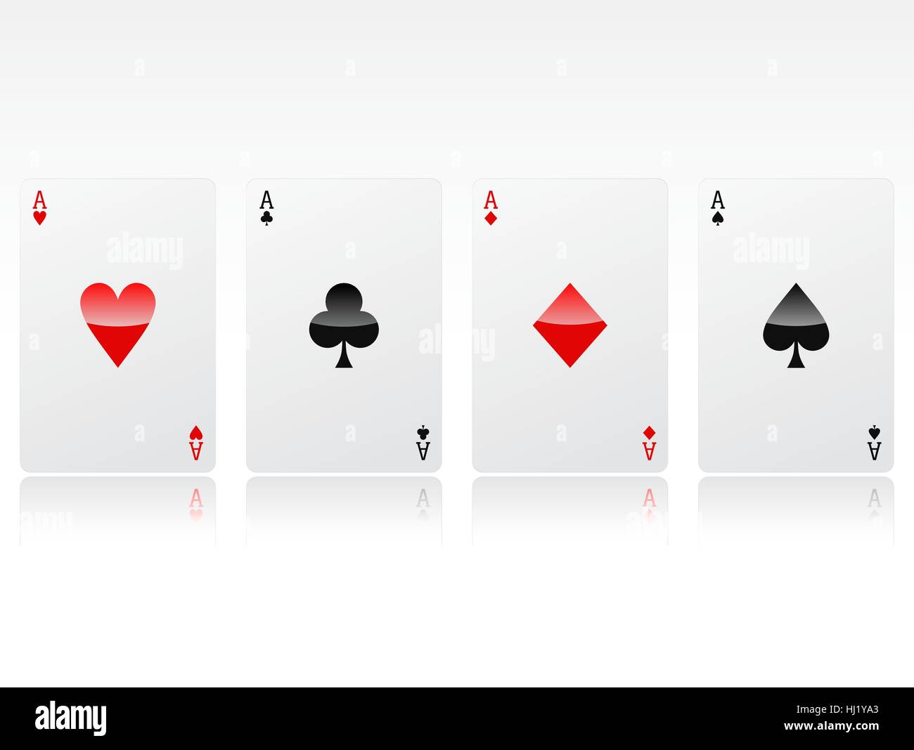 Vector illustration of poker concept design Stock Photo - Alamy