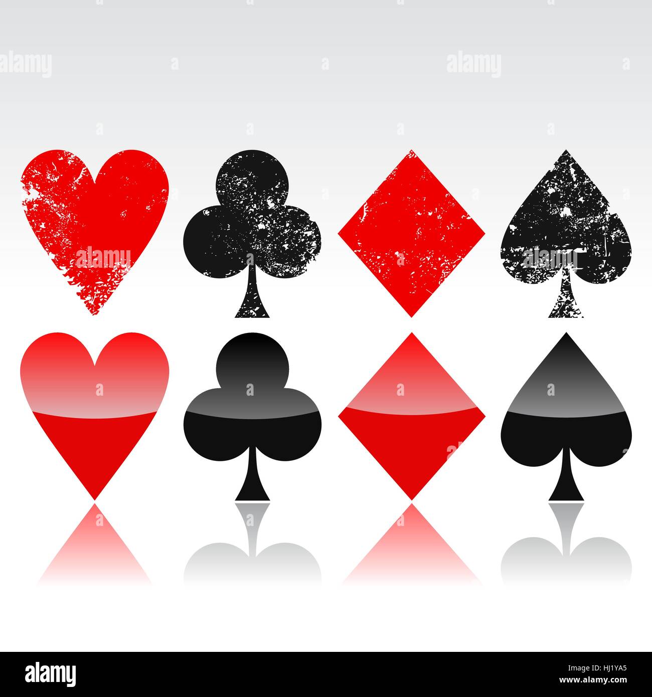 Vector illustration of poker concept design Stock Photo - Alamy