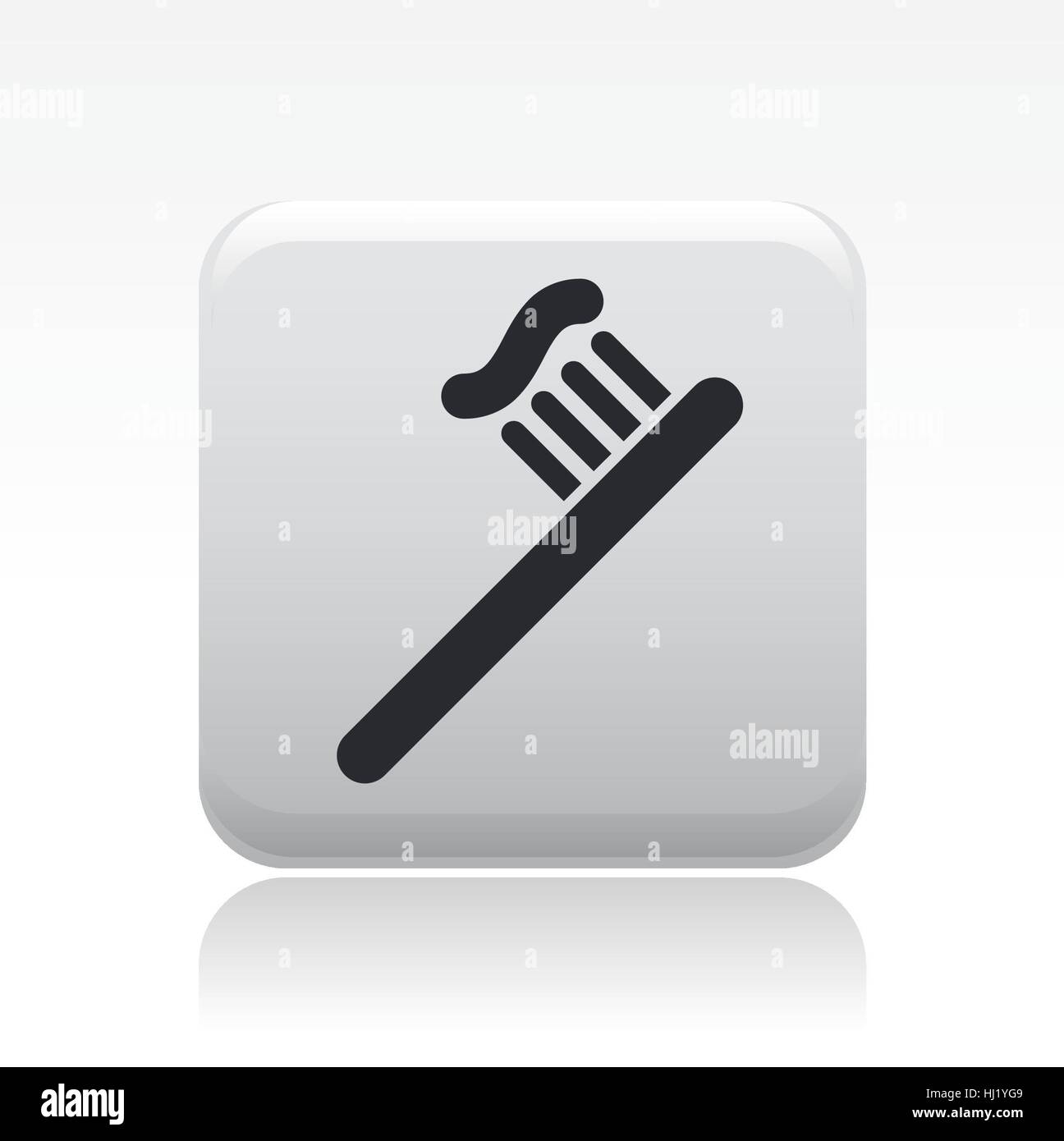 Vector illustration of single isolated toothpaste icon Stock Photo - Alamy