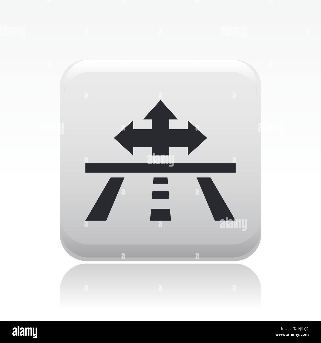Vector illustration of single isolated navigate icon Stock Photo - Alamy