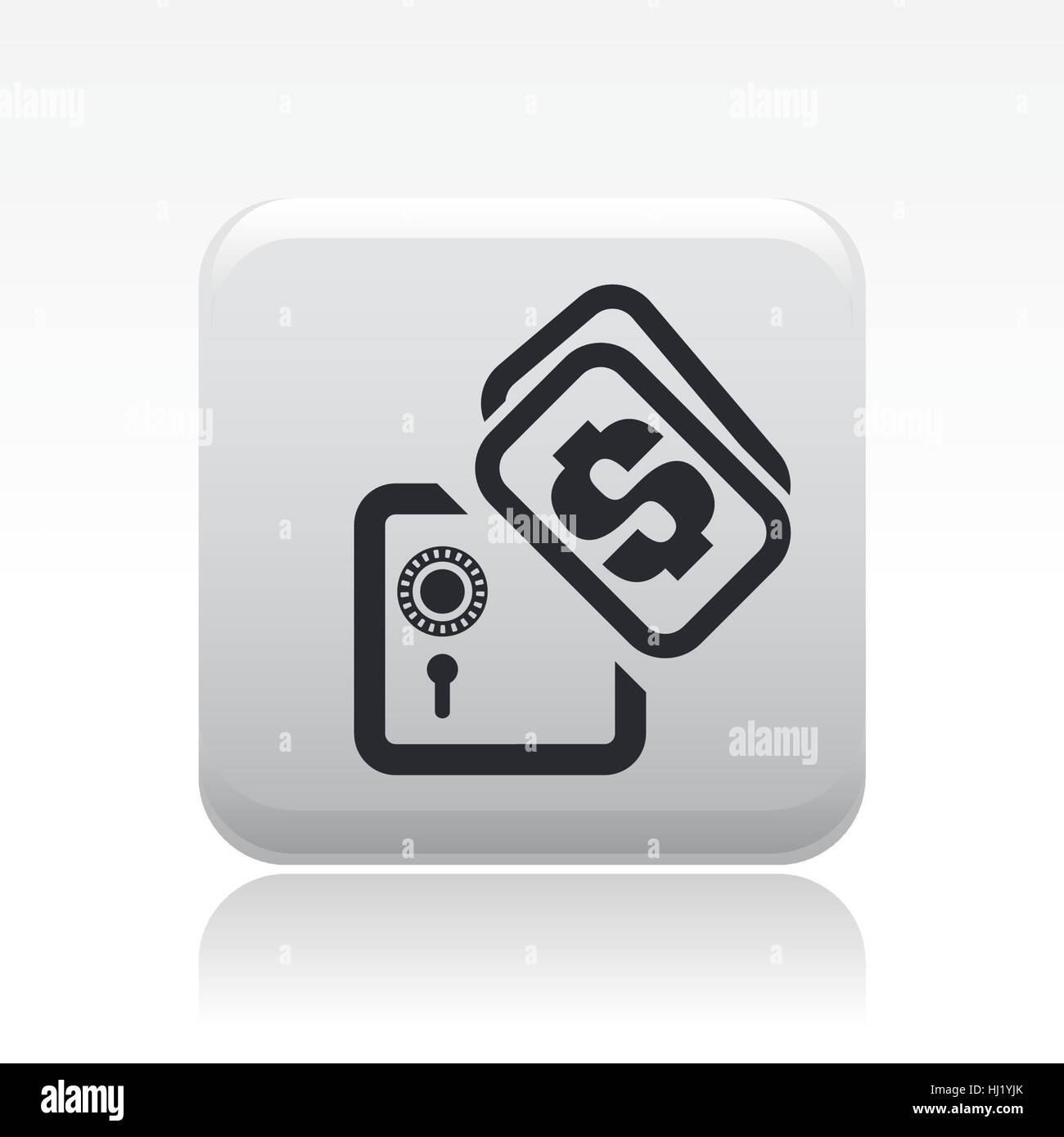 Vector illustration of single isolated bank icon Stock Photo - Alamy