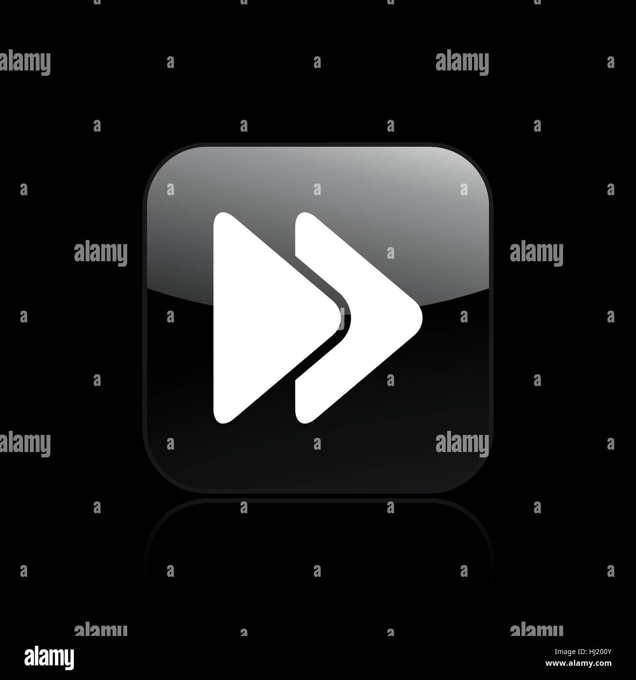 Vector illustration of single isolated skip icon Stock Photo - Alamy