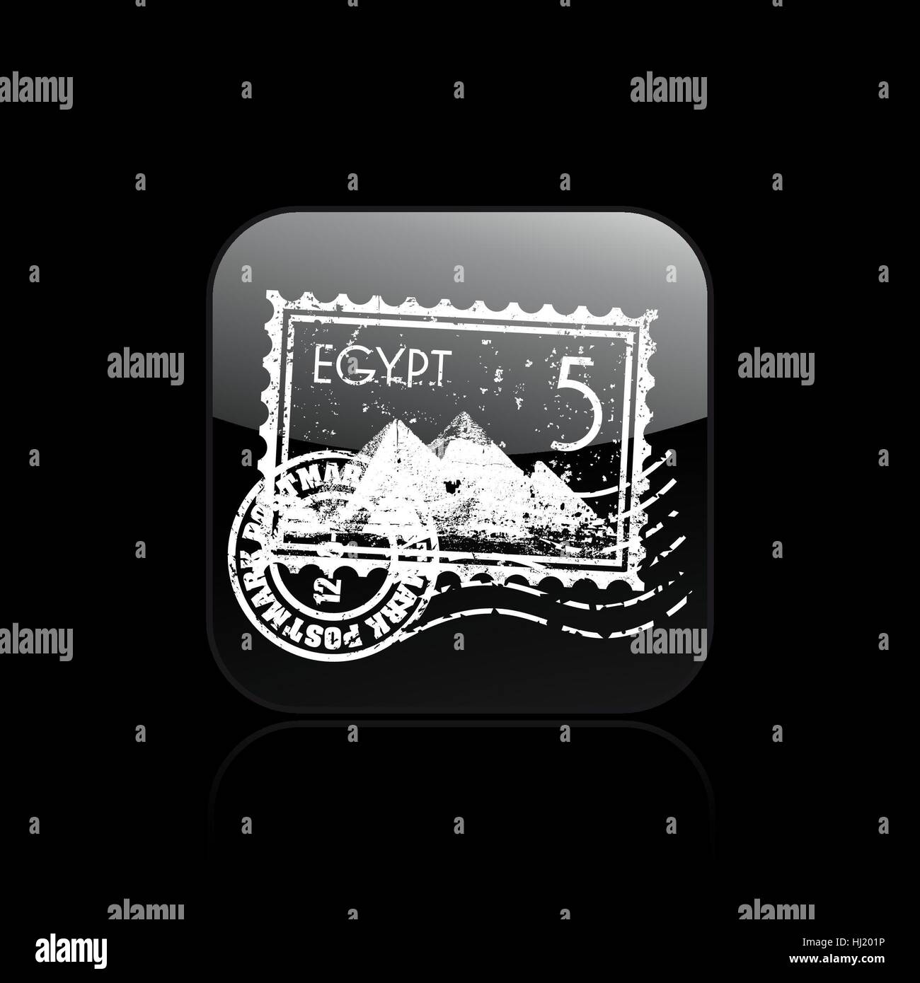 Vector illustration of single isolated Egypt icon Stock Photo - Alamy