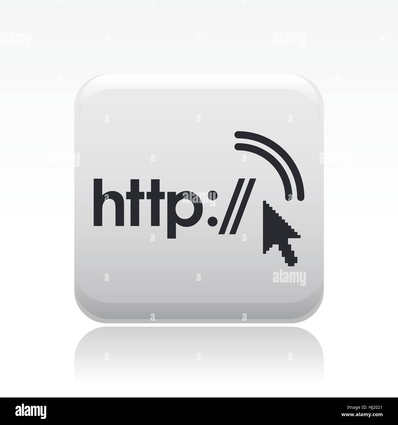 Vector illustration of single isolated http icon Stock Photo - Alamy