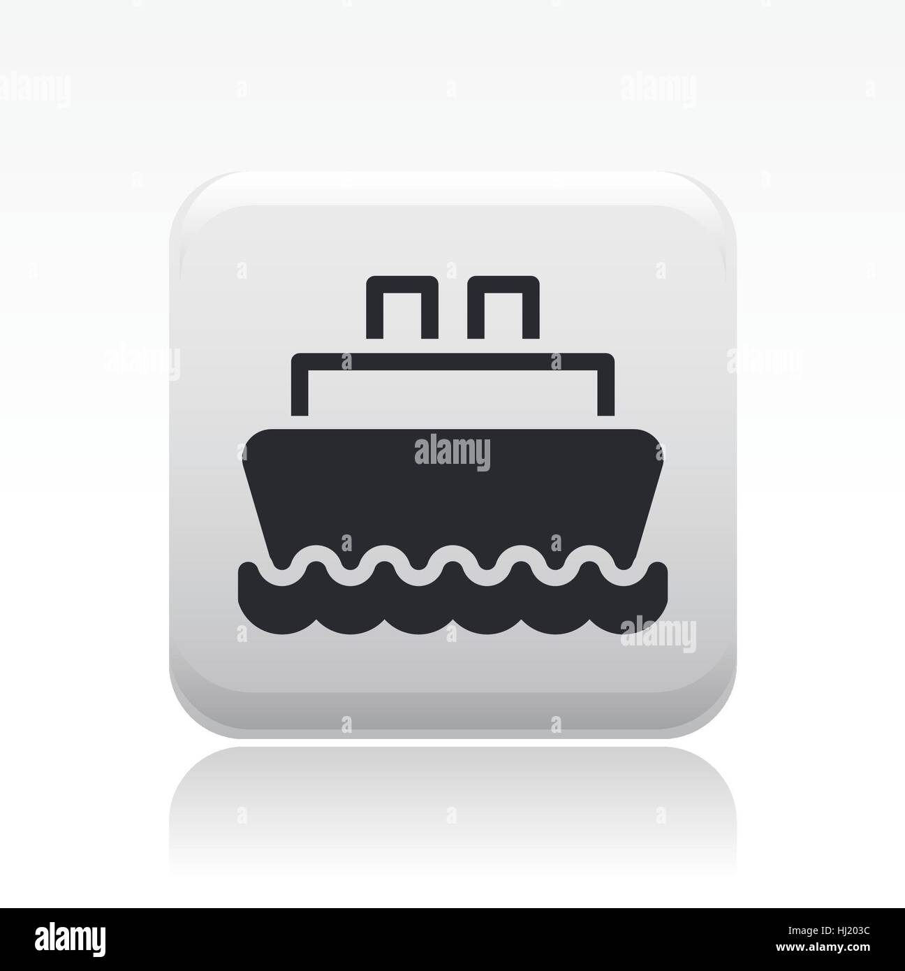 Vector illustration of single isolated boat icon Stock Photo - Alamy