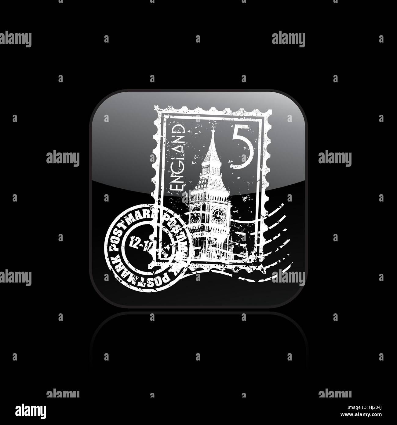 Vector illustration of single isolated England icon Stock Photo - Alamy