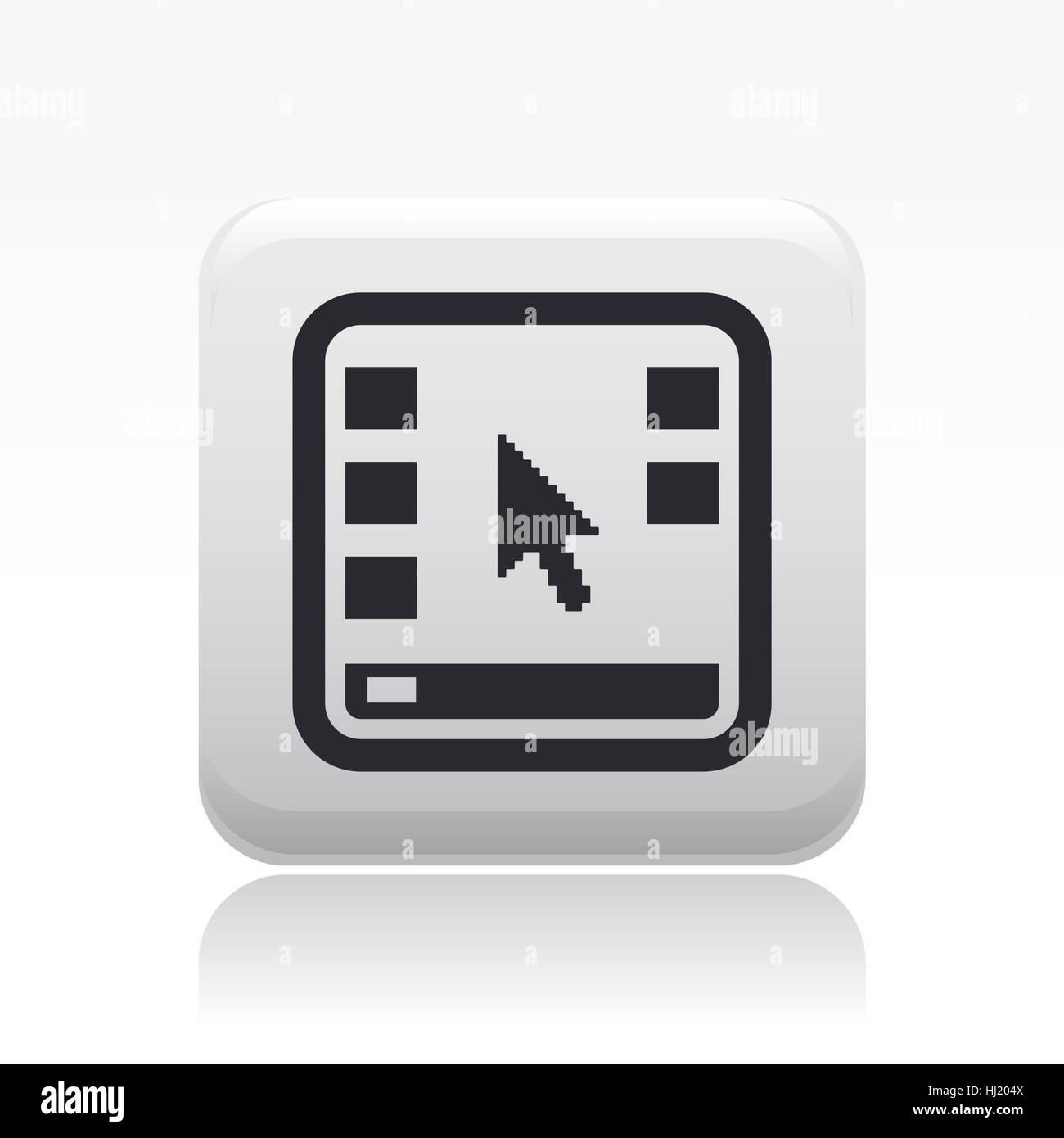 Vector illustration of single isolated desktop icon Stock Photo - Alamy