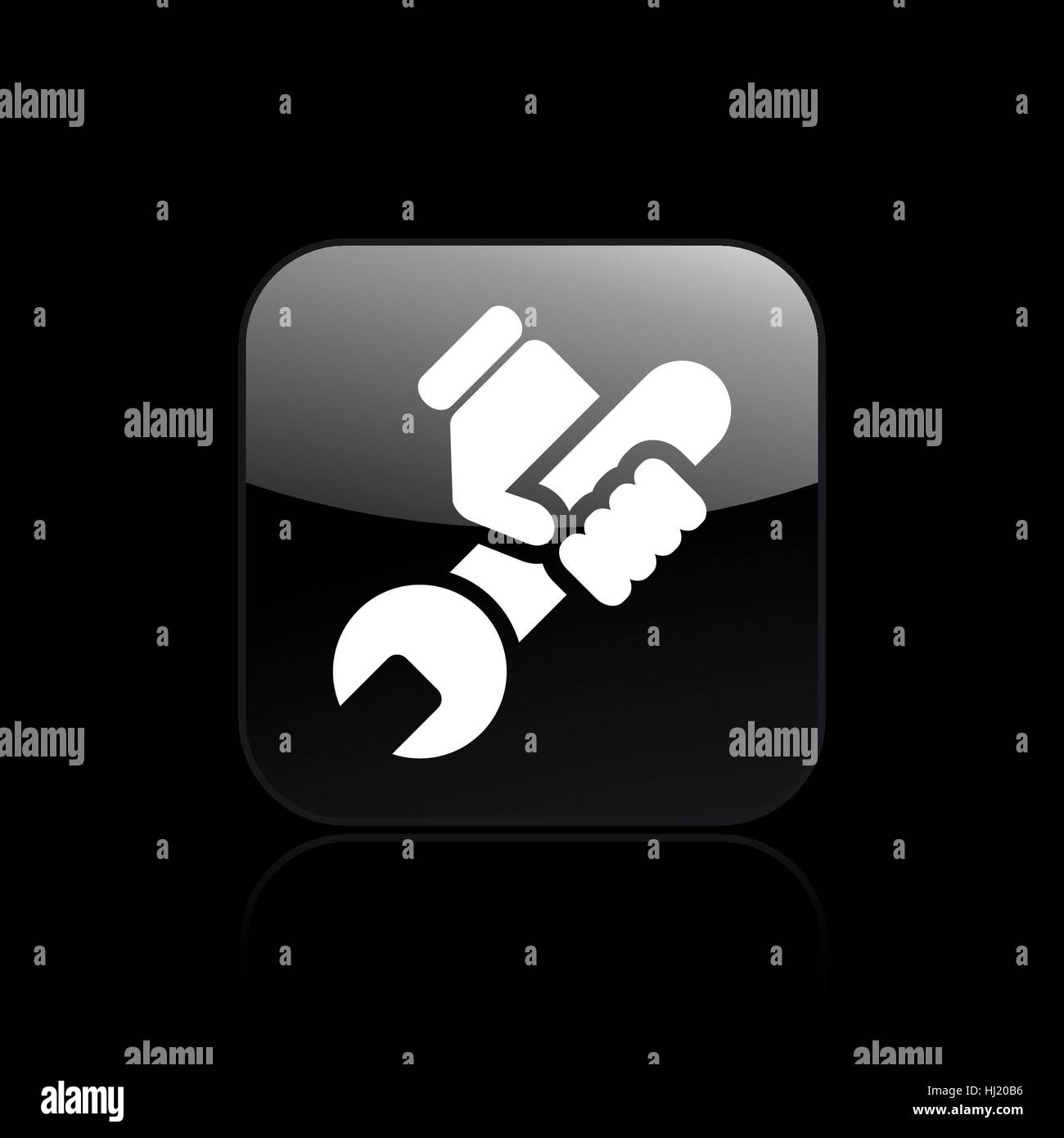 Vector illustration of single isolated technical icon Stock Photo - Alamy