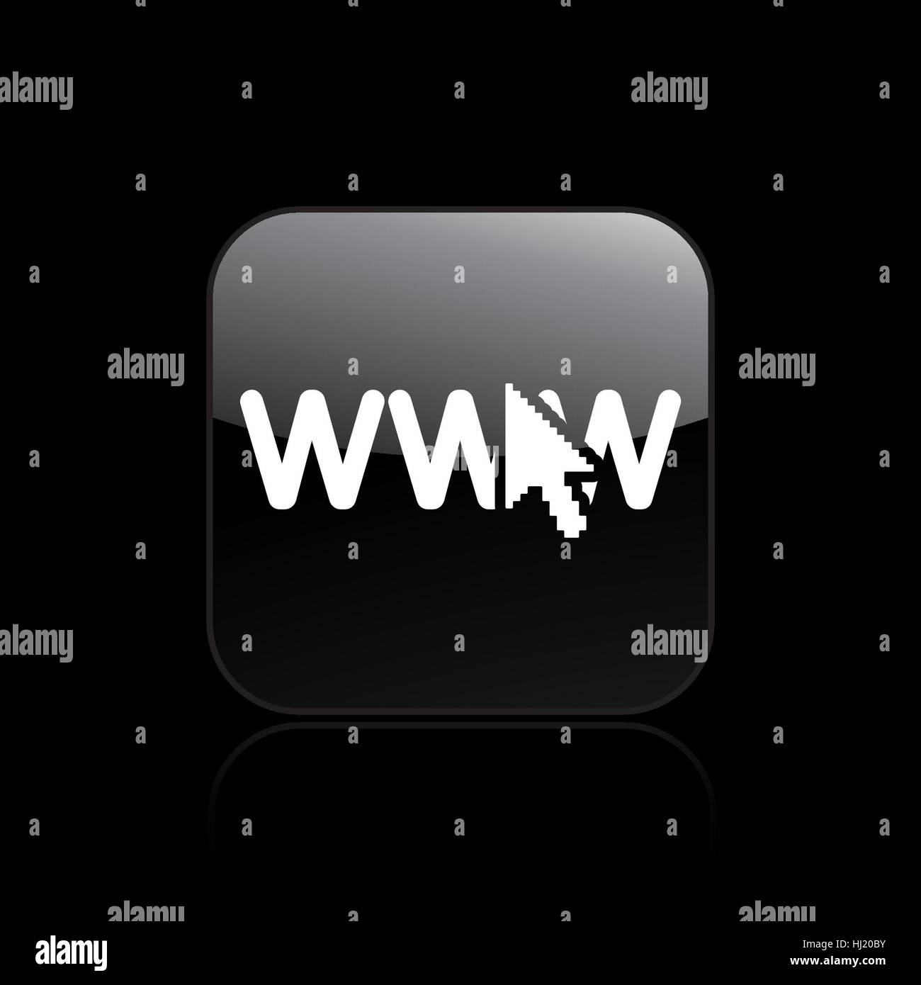 Vector illustration of single isolated web connection icon Stock Photo ...