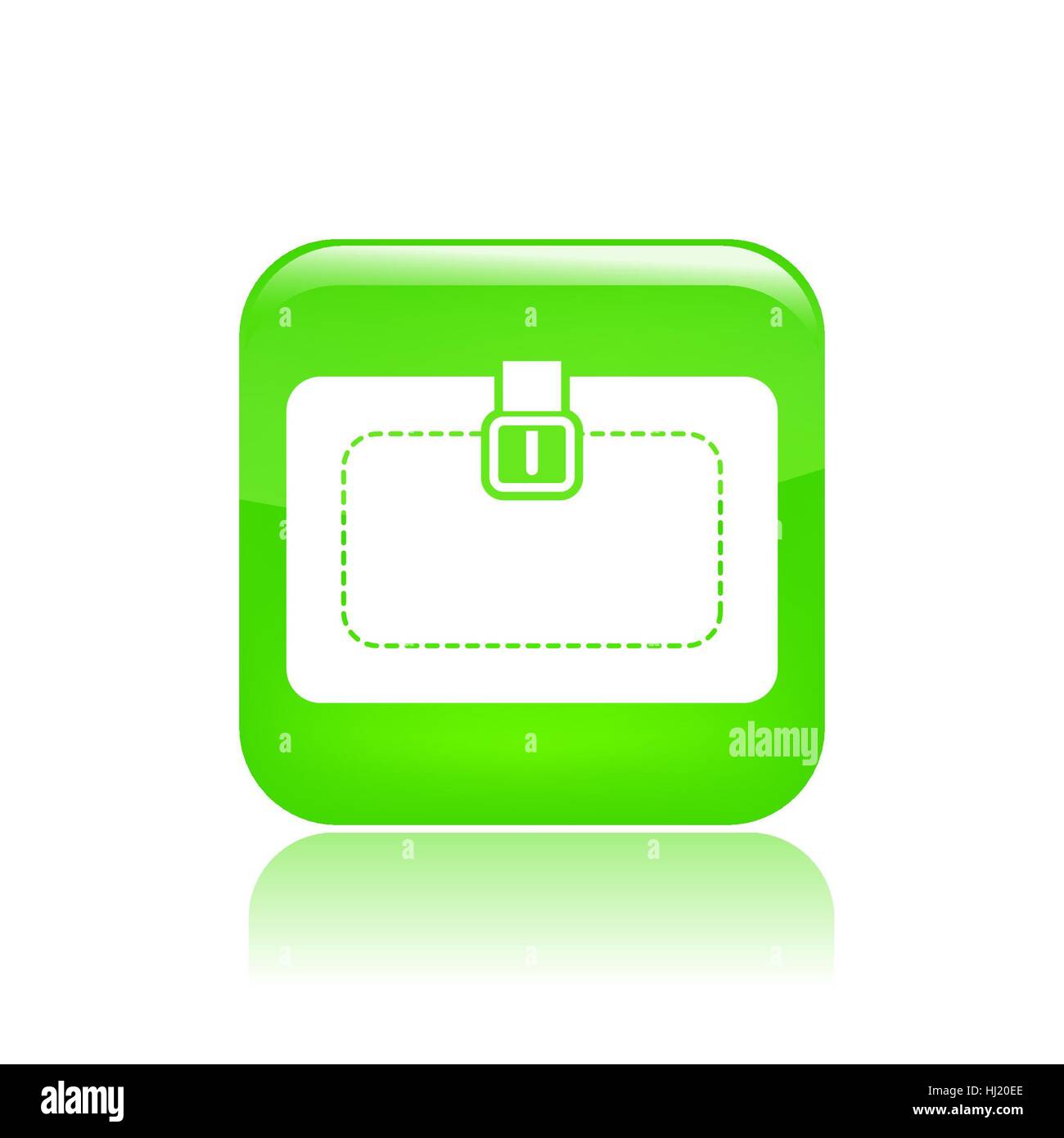 Vector illustration of single isolated bag icon Stock Photo - Alamy