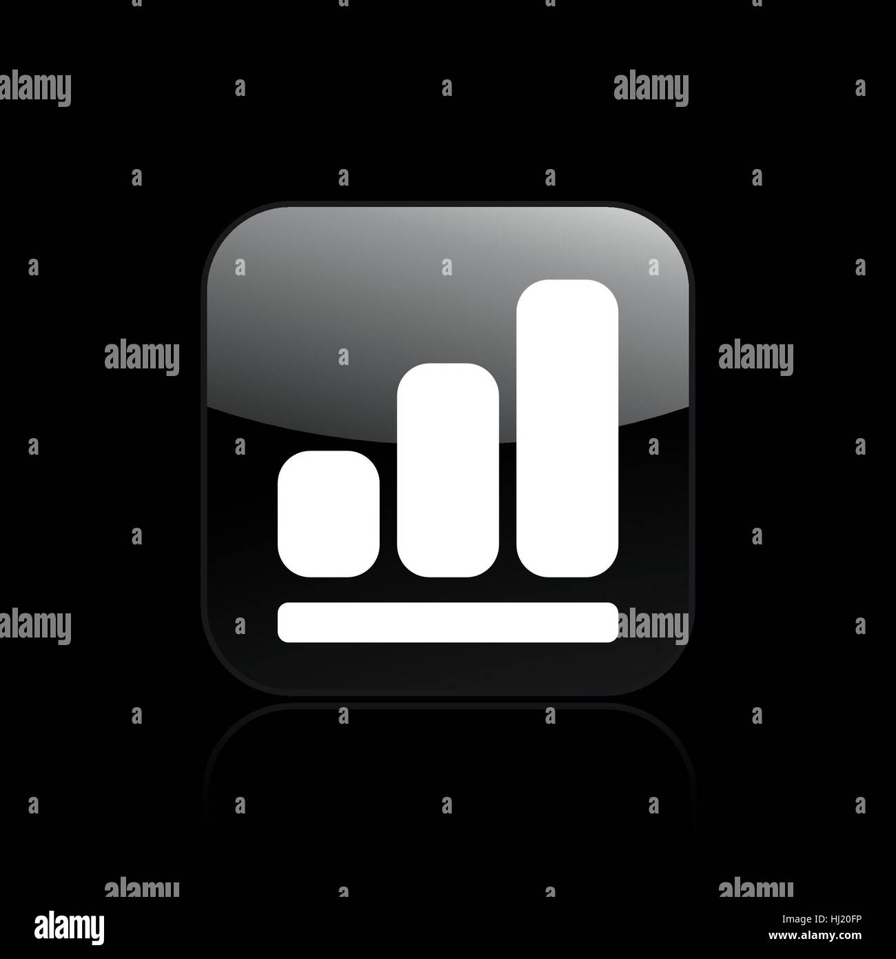 Vector illustration of single isolated increase icon Stock Photo - Alamy