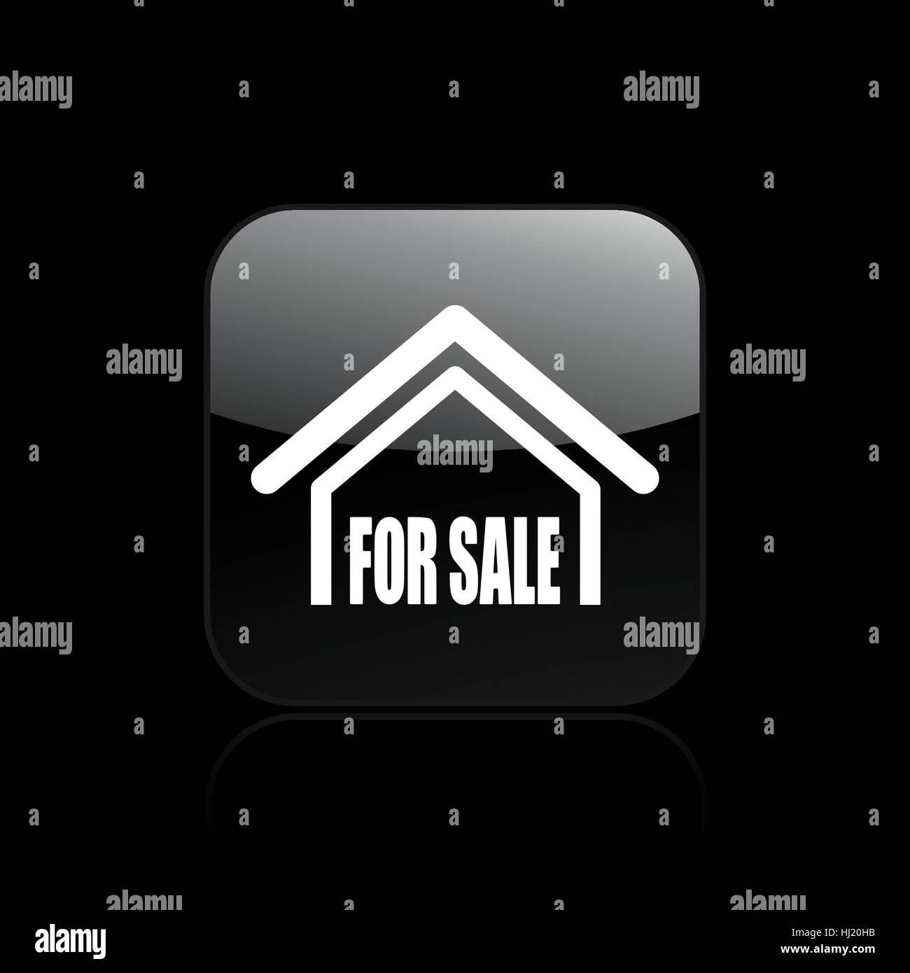 Vector illustration of single isolated for sale icon Stock Photo - Alamy
