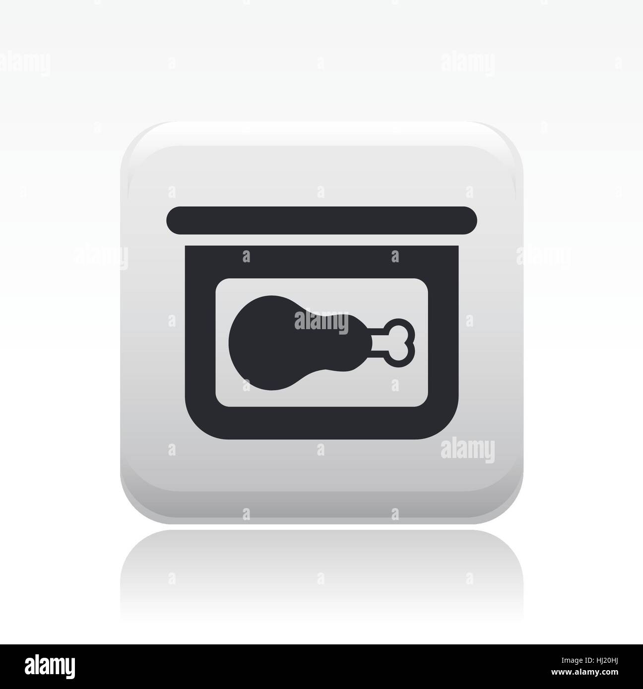 Vector illustration of single isolated canned food icon Stock Photo - Alamy